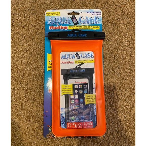 Cell Phones & Accessories | New Aqua Case Floating Waterproof Pouch ...